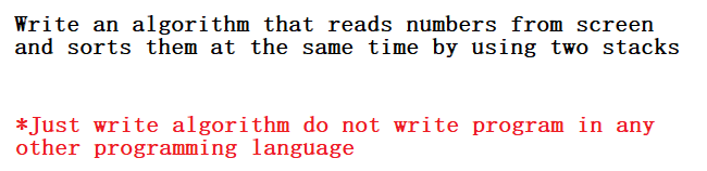 Solved Write an algorithm that reads numbers from screen and | Chegg.com