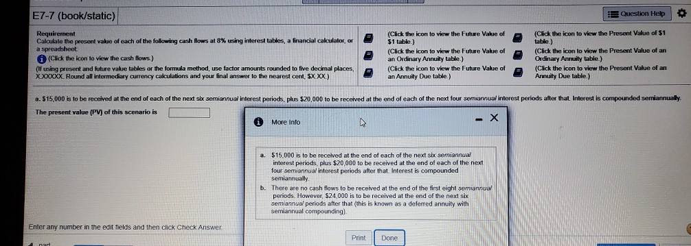 Solved E7-7 (book/static) Question Help E Requirement | Chegg.com