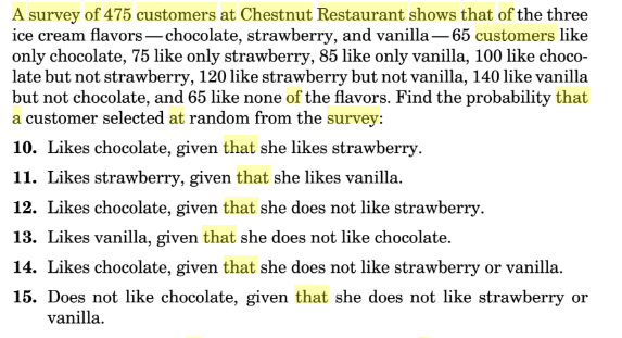 Solved Conditional probability question, the odd number | Chegg.com