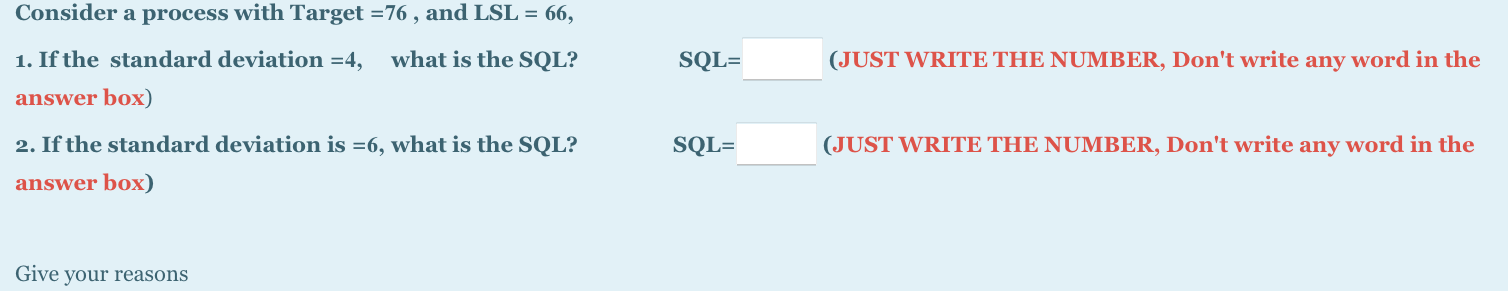 Solved SQL= (JUST WRITE THE NUMBER, Don't write any word in | Chegg.com