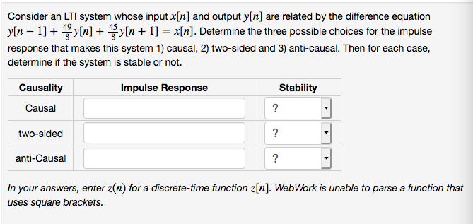 Solved Consider an LTI system whose input xin] and output | Chegg.com