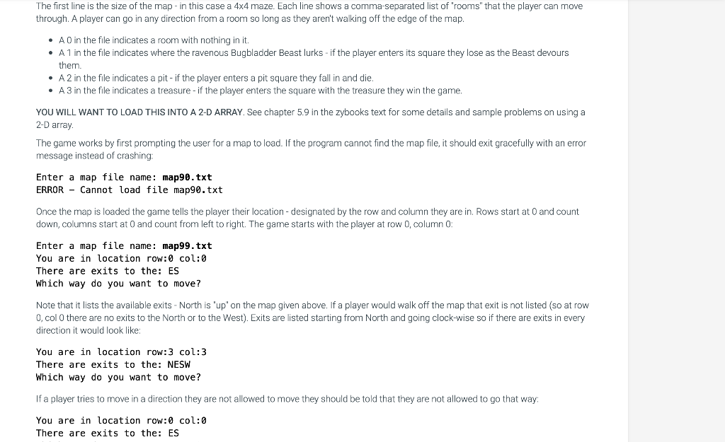 11.41 Maze Explorer This project has you writing a | Chegg.com