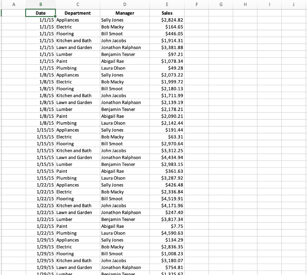 Solved Use the Subtotal command (Data → Outline → Subtotal) | Chegg.com
