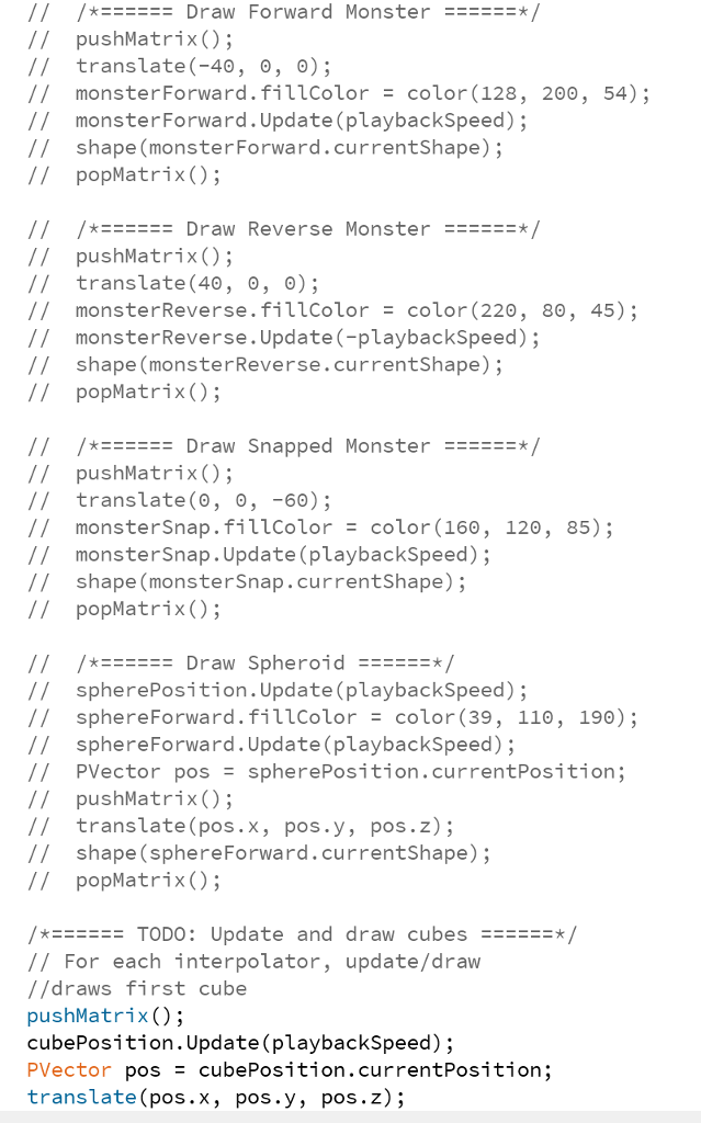 LINEAR INTERPOLATION USING PROCESSING/JAVA The | Chegg.com