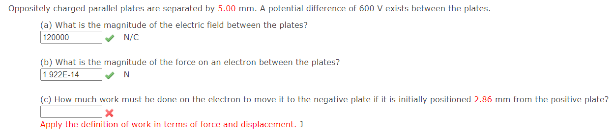 Solved Oppositely charged parallel plates are separated by | Chegg.com