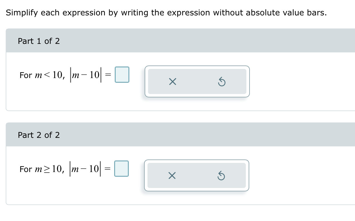 Simplify each expression by writing the expression | Chegg.com