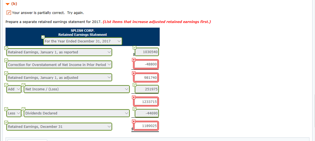 Solved Exercise 4-9 (Part Level Submission) Presented below | Chegg.com