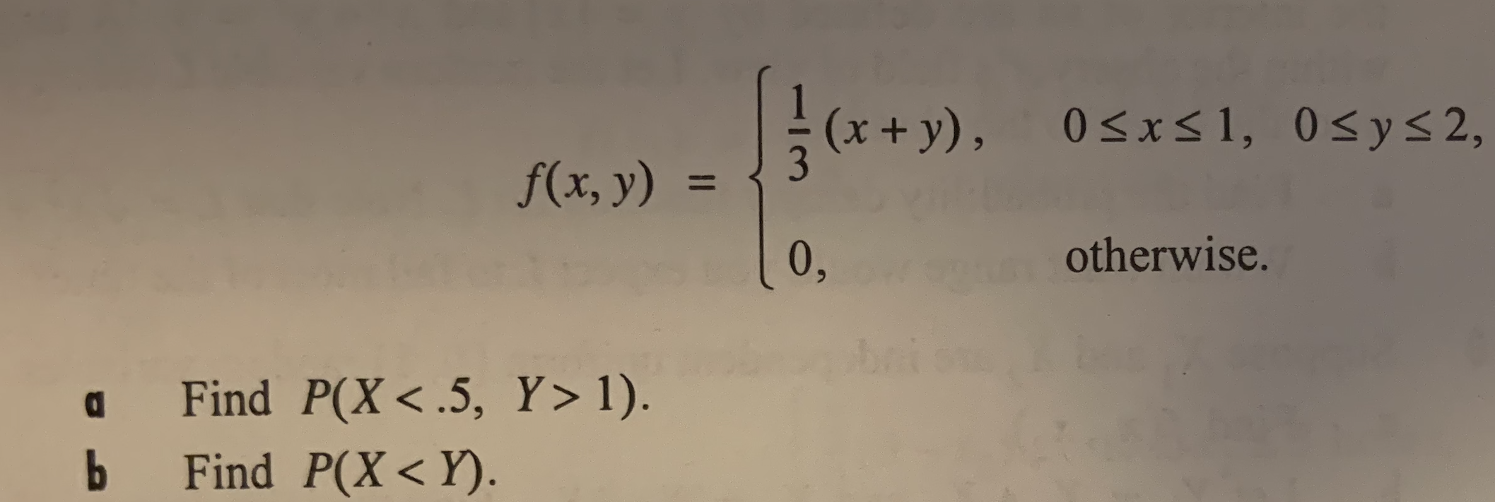 Solved (Joint Probability Distributions) Let X and Y be | Chegg.com