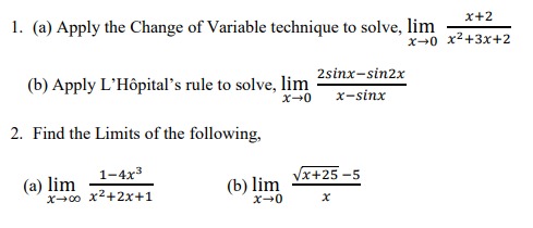Solved 1. (a) Apply the Change of Variable technique to | Chegg.com