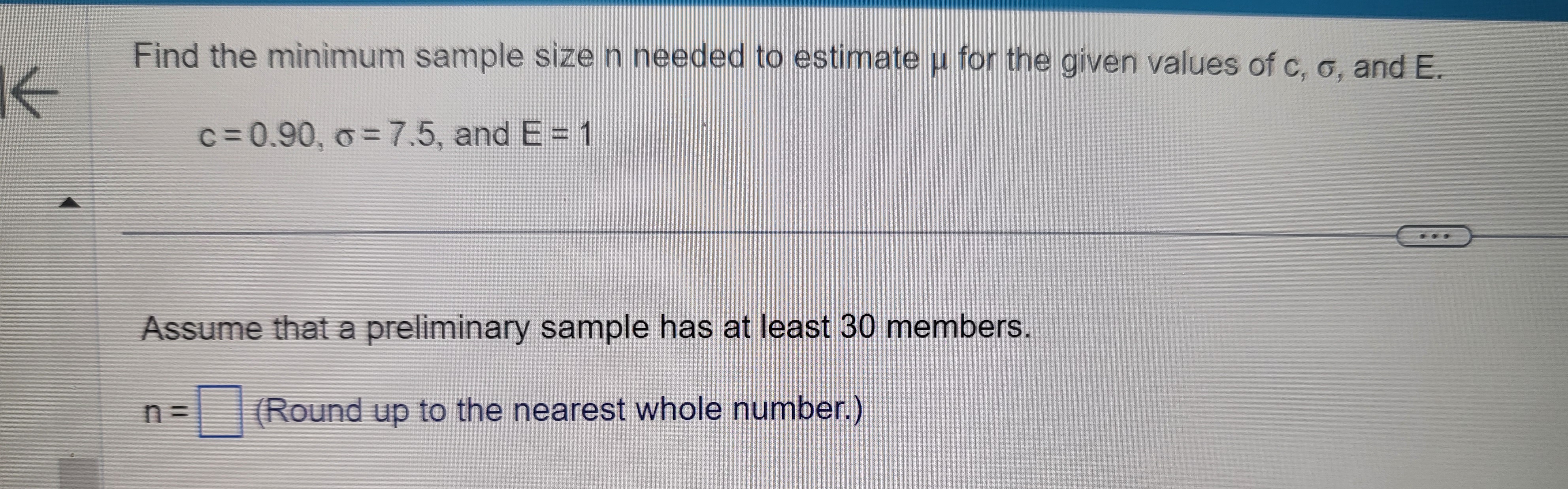 Solved Determine the minimum sample size required when you | Chegg.com