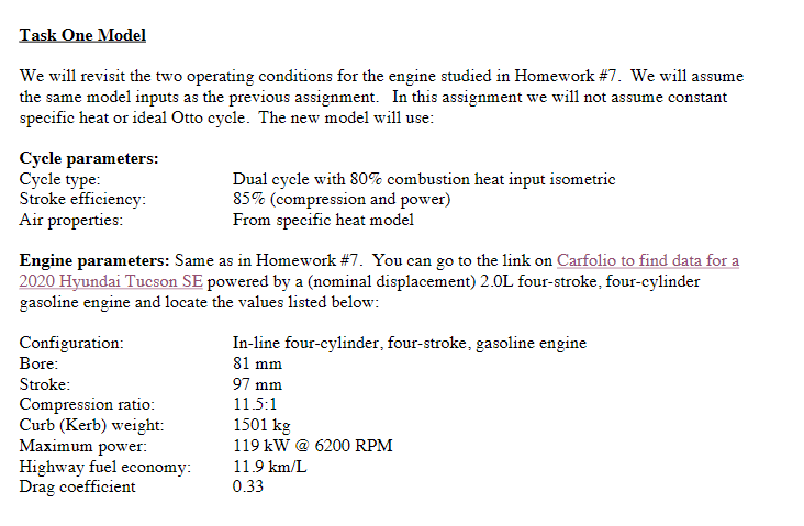 Full Power Performance Parameters AFR Cranshaft | Chegg.com