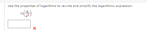 Solved Use the properties of logarithms to rewrite and | Chegg.com