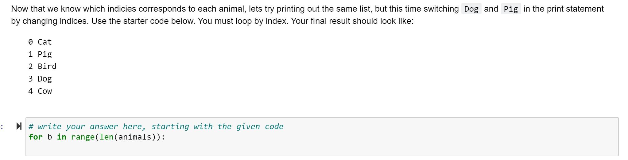 Solved Use the following starter code to print out the | Chegg.com