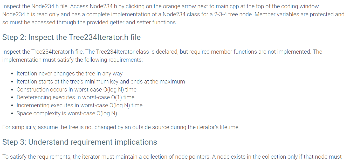 Solved In this lab, the Tree234 class is extended to support | Chegg.com