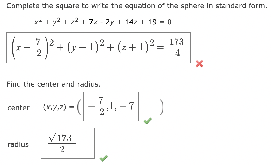 Solved Complete the square to write the equation of the | Chegg.com