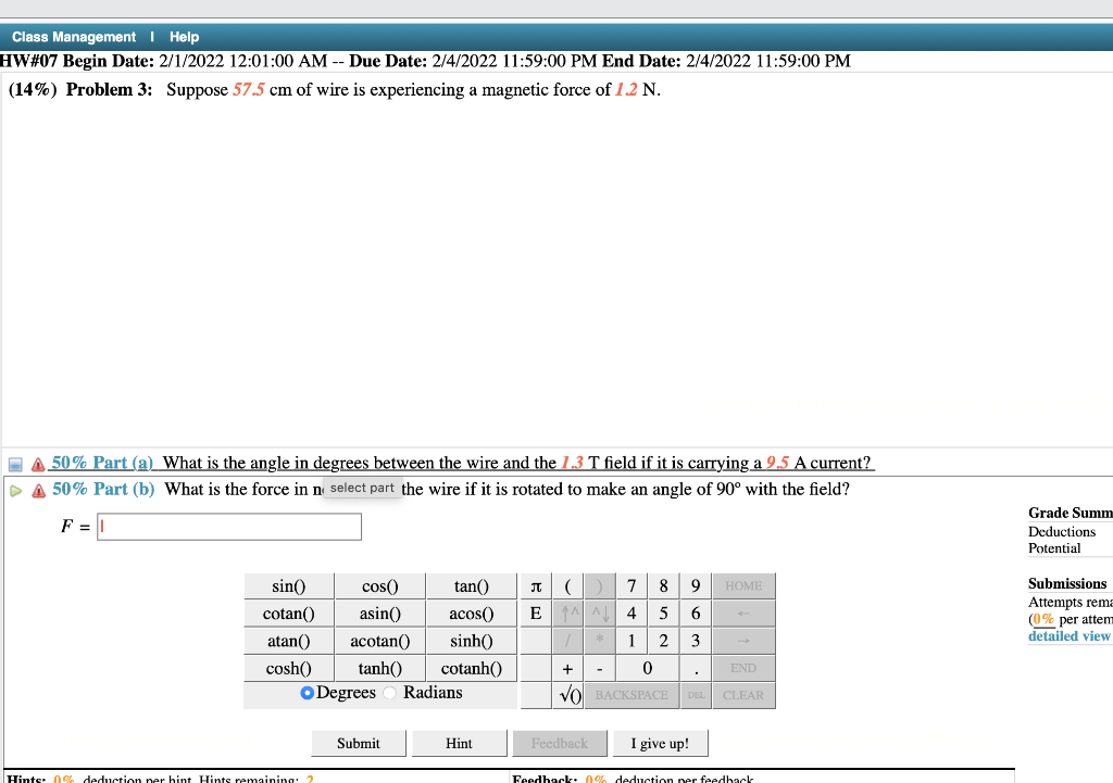 Solved Class Management | Help HW#07 Begin Date: 2/1/2022 | Chegg.com