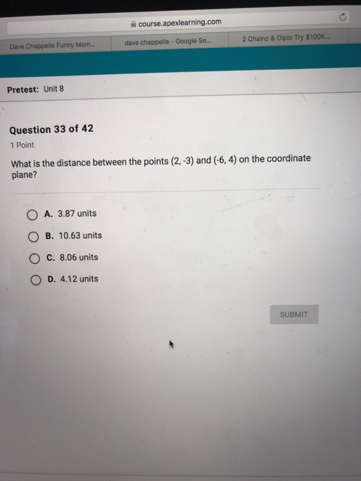 Solved course.apexlearning.com Dave Chappelle Funny Mom.. | Chegg.com