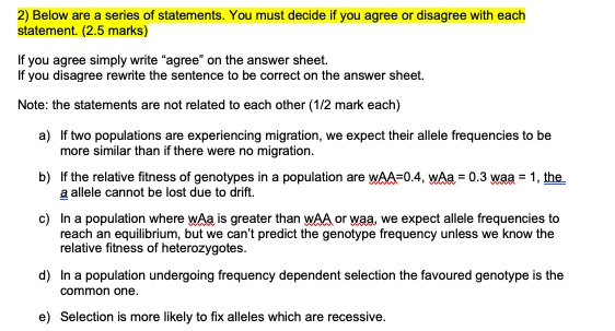 Solved Do you agree or disagree with each | Chegg.com