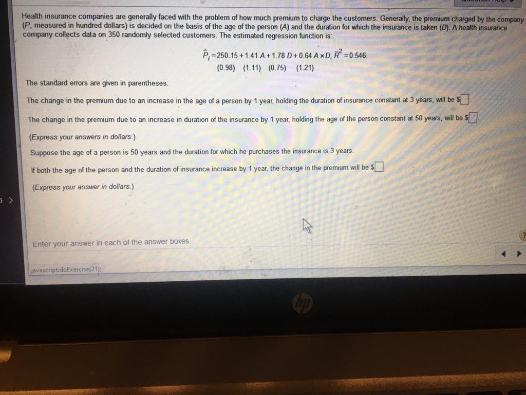 Solved Health insurance companies are generally faced with | Chegg.com