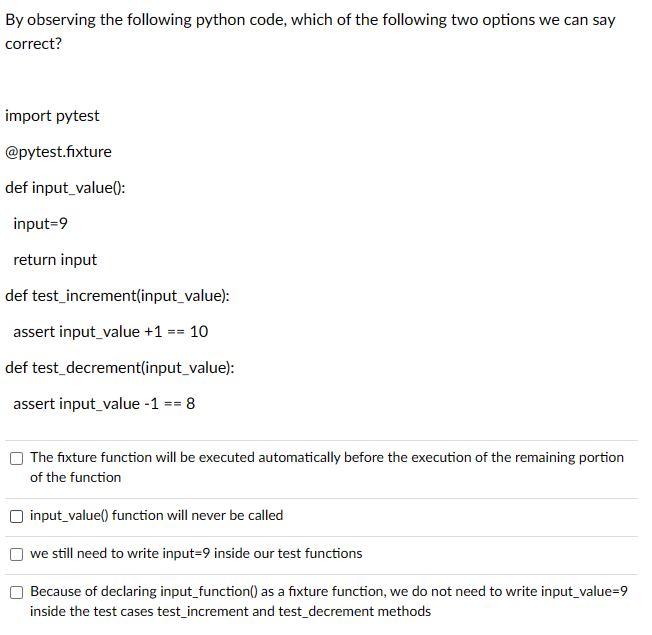Solved What Is True About Tdd First Write A Small Piece Of Chegg