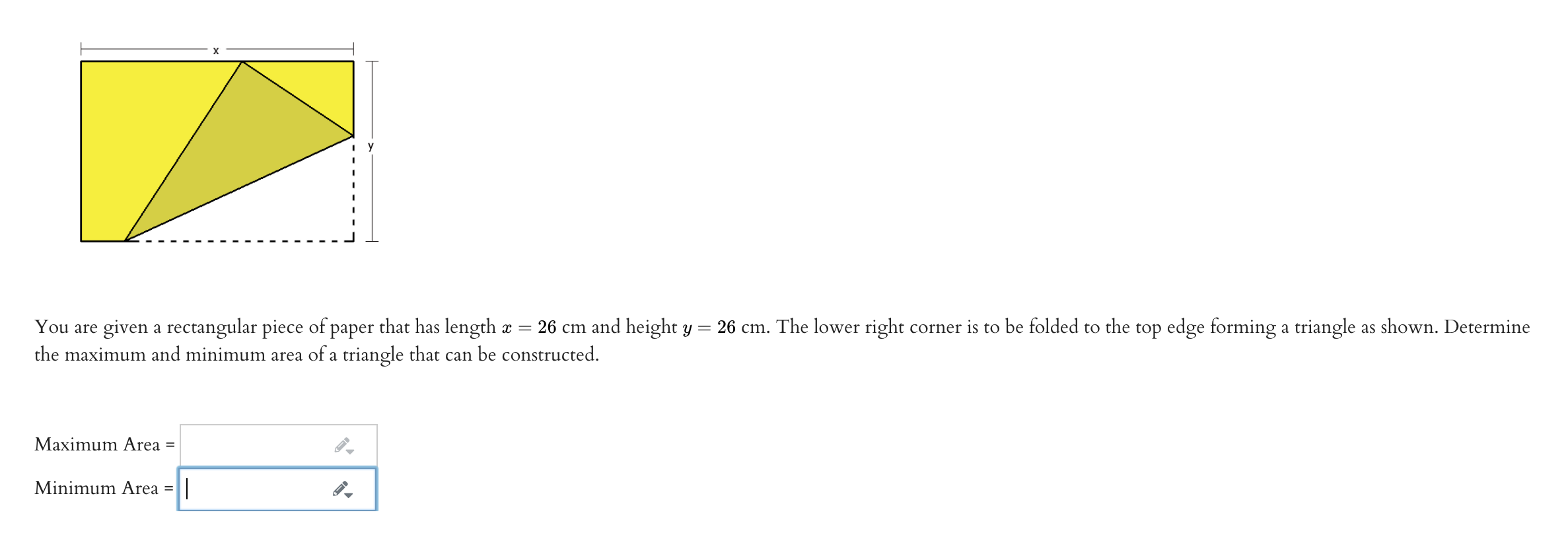 Solved You are given a rectangular piece of paper that has | Chegg.com