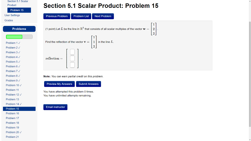 Solved Section 5.1 Scalar Product Section 5.1 Scalar | Chegg.com