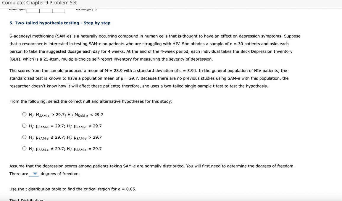 Solved 5 Two Tailed Hypothesis Testing Step By Step 1631