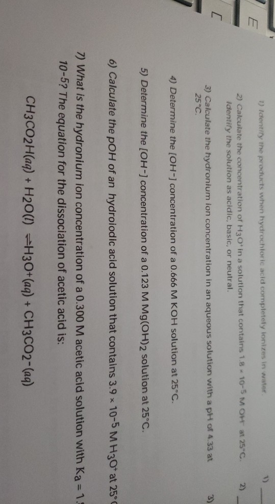 Solved This is part of a test review and I just want to make | Chegg.com