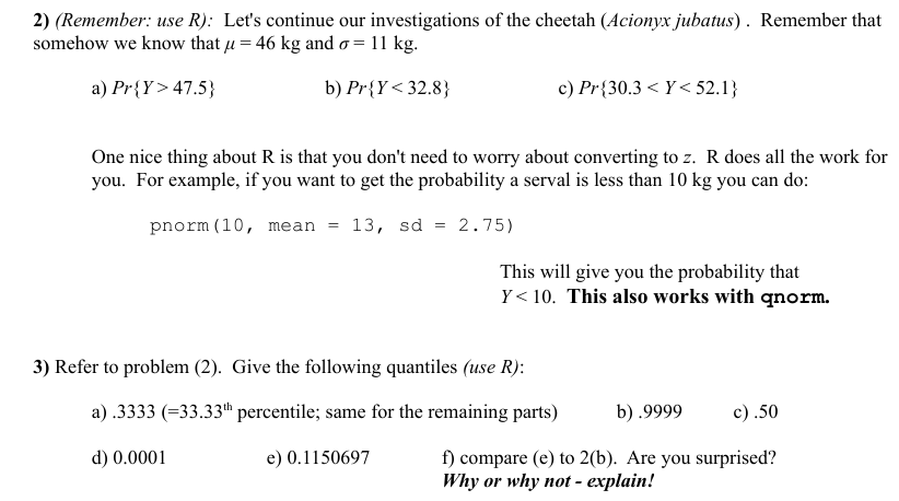 Solved Refer to problem (2). ﻿Give the following quantiles | Chegg.com