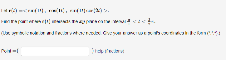Solved Let r(t)=