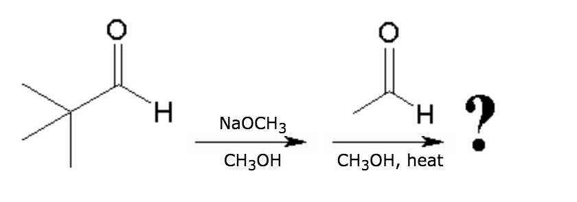 Solved NaOCH3 CH3OH, heat (1 mole) NaOCH3 CH3OH, heat | Chegg.com