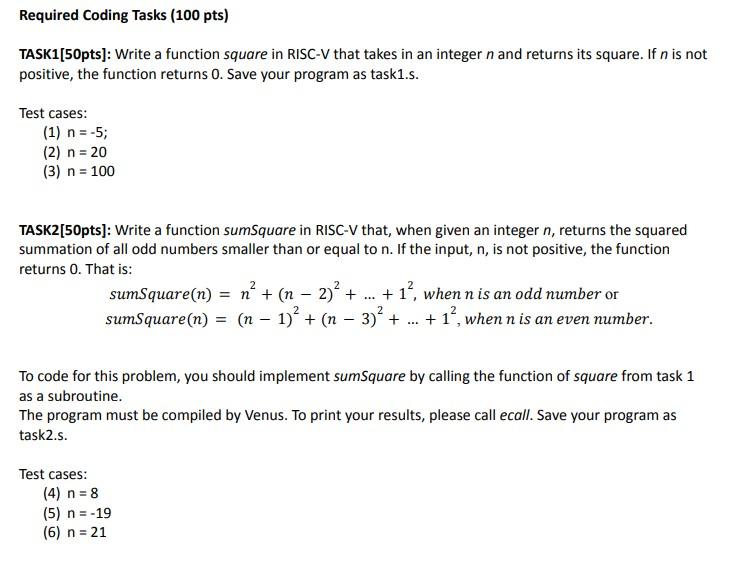 Solved The starter code for task1 is: .globl | Chegg.com