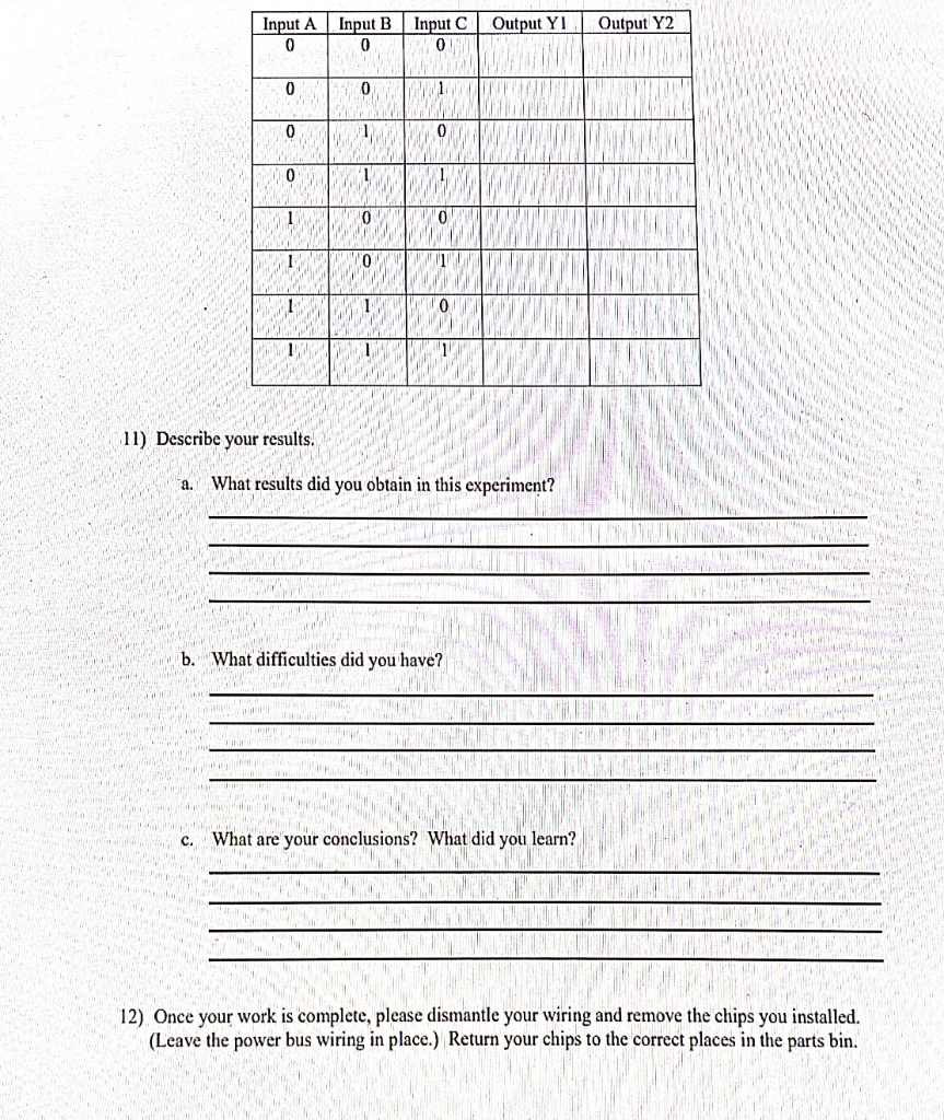 Solved EXPERIMENT 3: Experimentally Verify a Boolean Theorem | Chegg.com