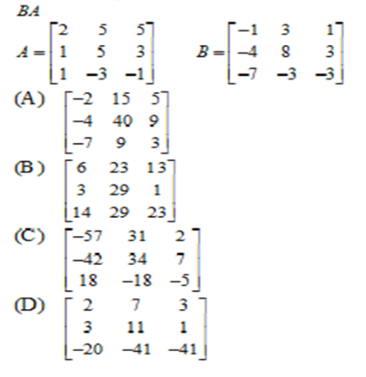 Solved Mathematical Economics Use the matrices below. | Chegg.com