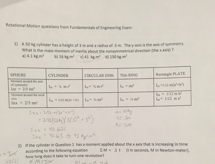 Solved Rotational Motion questions from Fundamentals of | Chegg.com