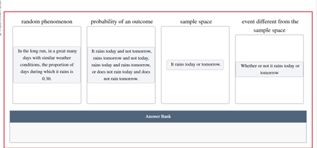 Solved randan phciomenon probability of an outcome sample | Chegg.com