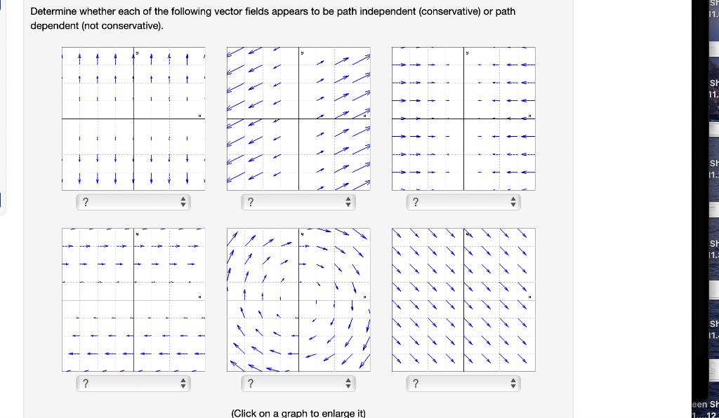 Solved Determine whether each of the following vector fields | Chegg.com