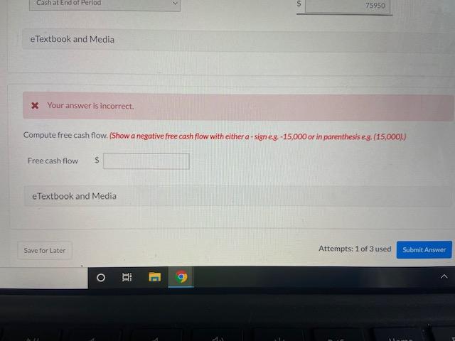 Solved Current Attempt in Progress Presented below are the | Chegg.com
