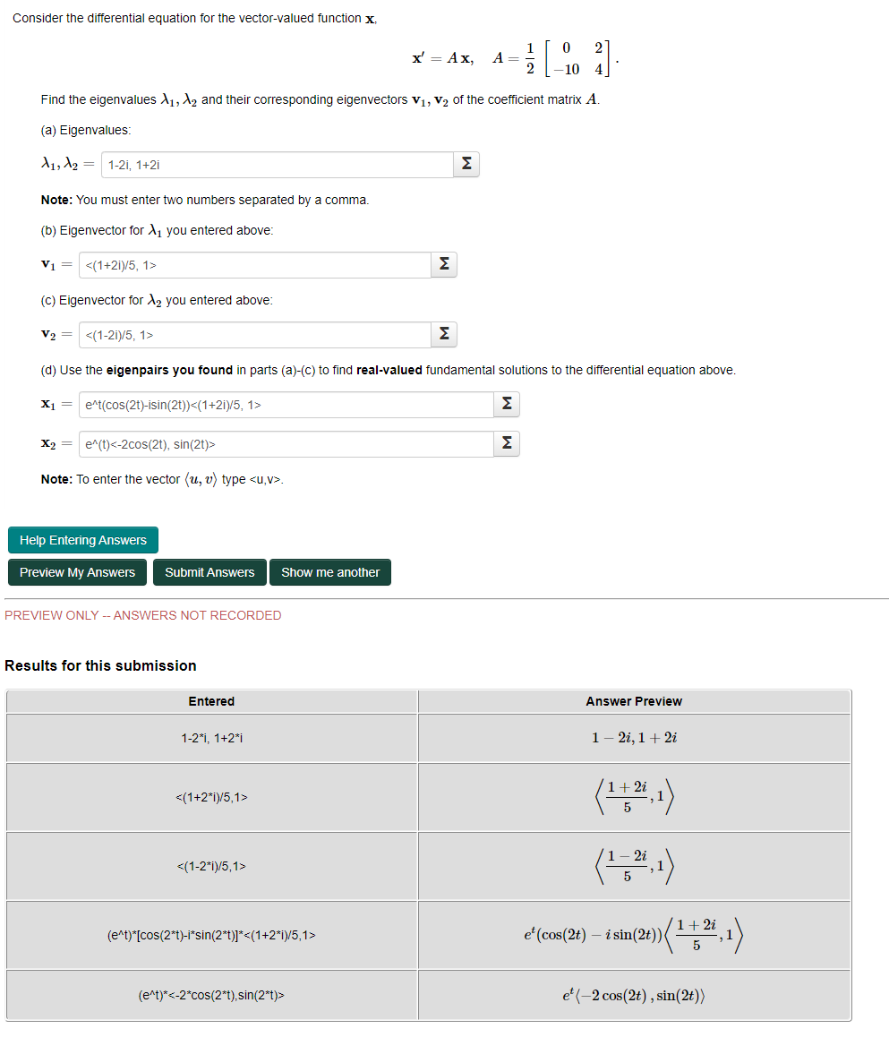 [Solved]: Part A,B,C are correct just need part D Consider t