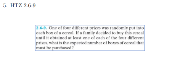 Solved 2.6-9. One of four different prizes was randomly put | Chegg.com