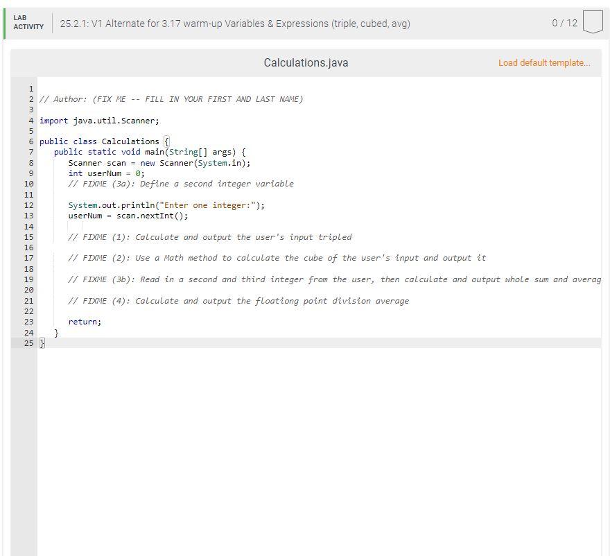 Solved This zyLab activity will help prepare you for your | Chegg.com