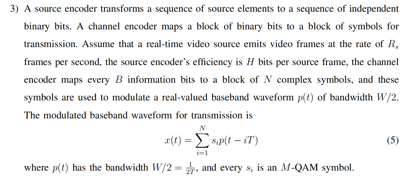 Solved 3 A Source Encoder Transforms A Sequence Of Source 4535