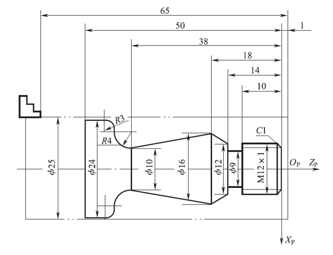 Solved Try to compile the NC turning program for the shaft | Chegg.com