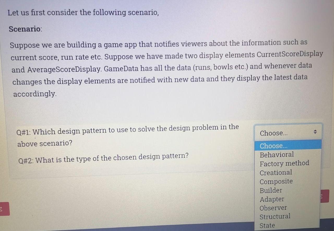 Solved Let us first consider the following scenario, | Chegg.com
