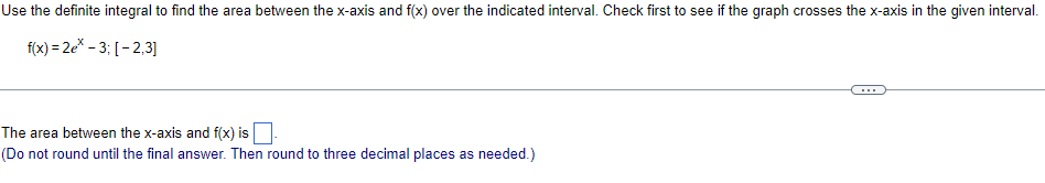 Solved Use the definite integral to find the area between | Chegg.com