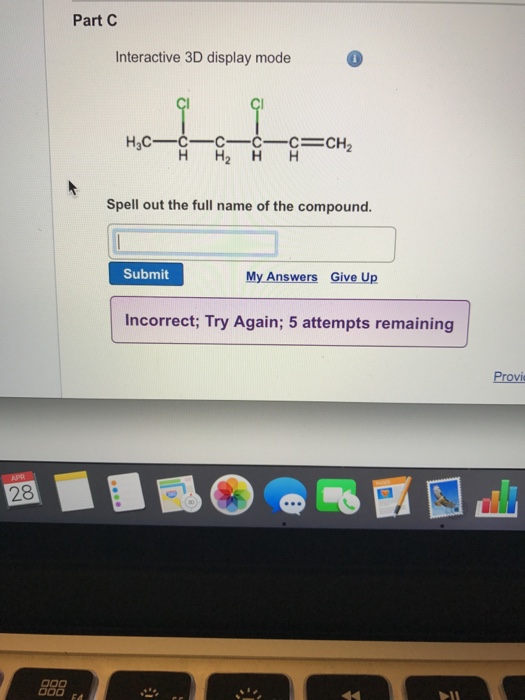 Solved Interactive 3D display mode Spell out the full name | Chegg.com