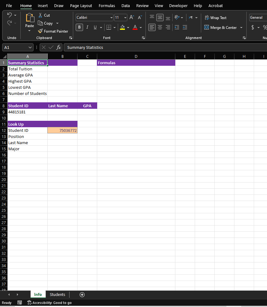 Solved Exp19_Excel_Ch11_ML1_Internships Project | Chegg.com