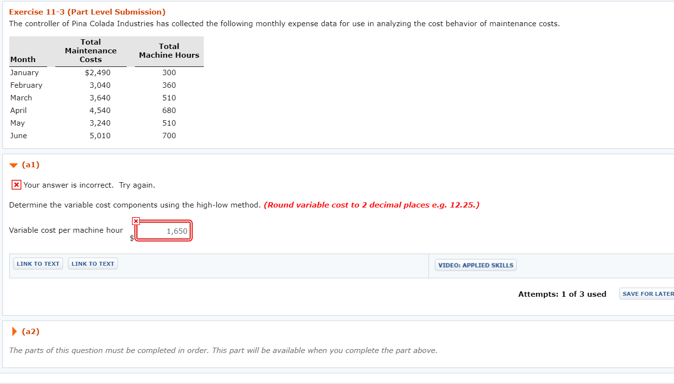 Solved Exercise 11-3 (Part Level Submission) The controller | Chegg.com