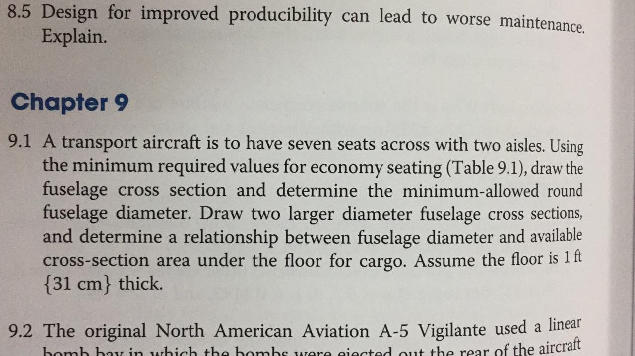 8.5 Design for improved producibility can lead to | Chegg.com