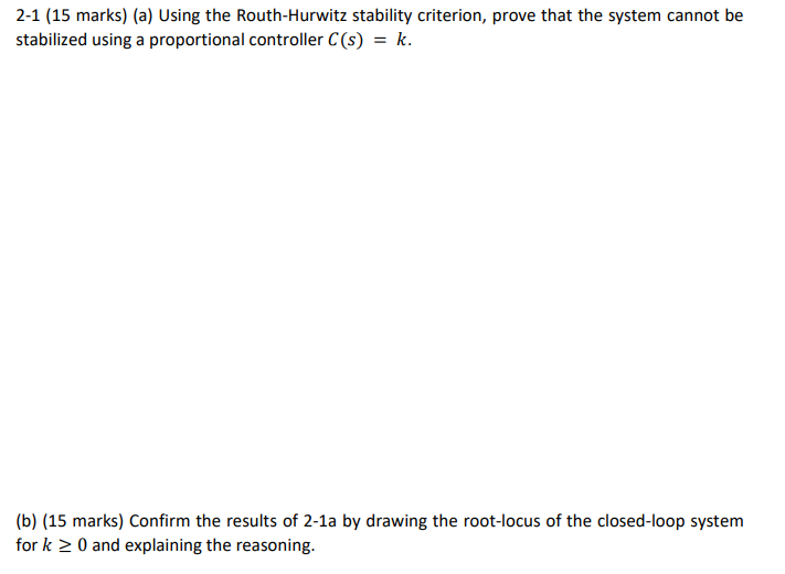 Solved Question 2-The objective of the control system in an | Chegg.com